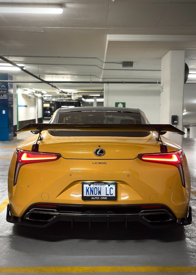 Carbon Fiber Body Kit Fit For Lexus LC500 LC500h Front Lip Side Skirts ...