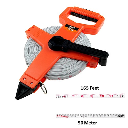 50m Bandmaß Vermessungsband Maßband auf Rolle Metermaß Rollbandmaß ...