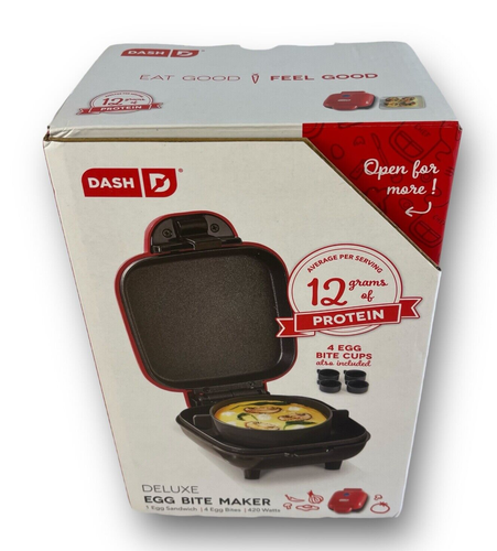 DASH Deluxe Egg Bite Maker Red 850011521618 | eBay