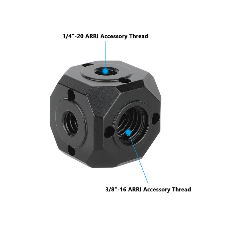 CAMVATE Universal Tripod Screw Hole Adapter Magic Cubic Mount 1/4"-20 ...