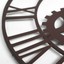 50cm VINTAGE GEAR & COG DESIGN WALL CLOCK LARGE HOME ROMAN NUMERALS ...