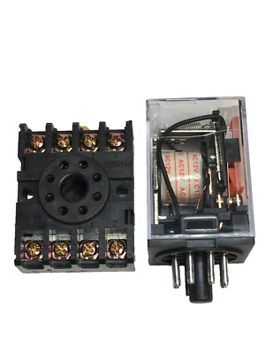 Relay MK2P-I MK2P MK2 AC 12V AC 8 Pin 10A 250VAC and PF083A Socket Base ...