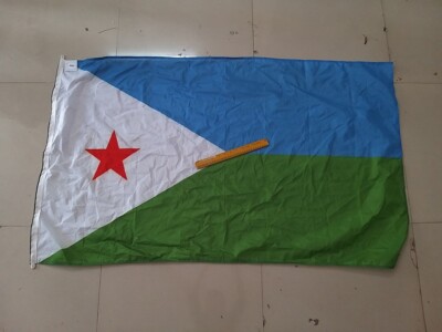 Djibouti Vintage Nautique Pays Sortie Porte Drapeau De Bateau Salvage ...