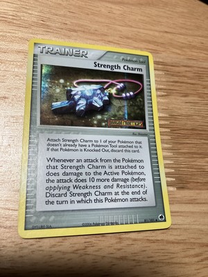 SHINY Strength Charm Pokémon Card | eBay