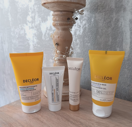 Decleor 4 Piece Set, Cleansing Mousse, Shower Gel, Mask & Day Cream ...
