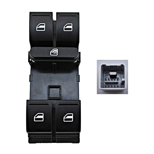 Window Regulator Switch For SKODA Fabia I II Roomster Praktik 1ZD959858 ...