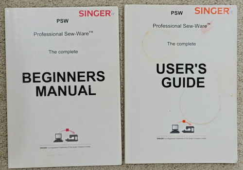 2 - Singer XL-1000 Professional Sew-Ware Complete Beginners Manual ...