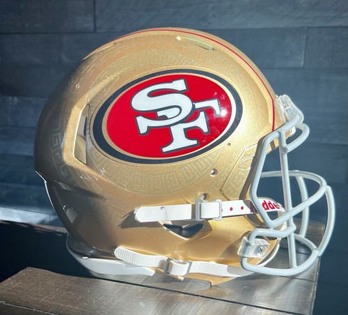 San Francisco 49ers Riddell Helmet - Aztec Designed - 1 of a Kind ...