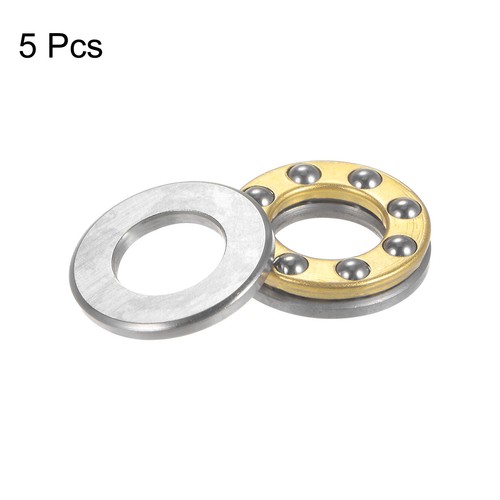 5pcs F7-13M Miniature Thrust Ball Bearings 7x13x4.5mm Chrome Steel with ...