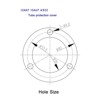 Chrome Plated VACUUM TUBE GUARD COVER PROTECTOR for 811 2A3 12AX7 12AU7 ...