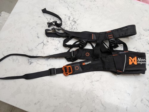 Non-Stop Dogwear Canix Belt Canicross Human Harness Black RRP £85 | eBay UK