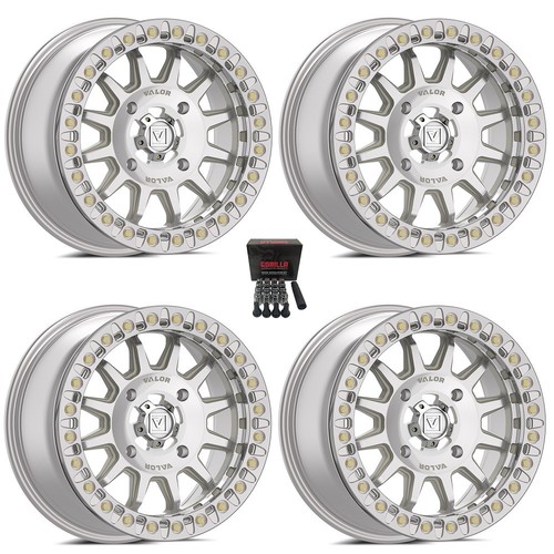 Valor V09 Beadlock 15" Wheels Machined Kawasaki Mule Pro FXT KRX ...