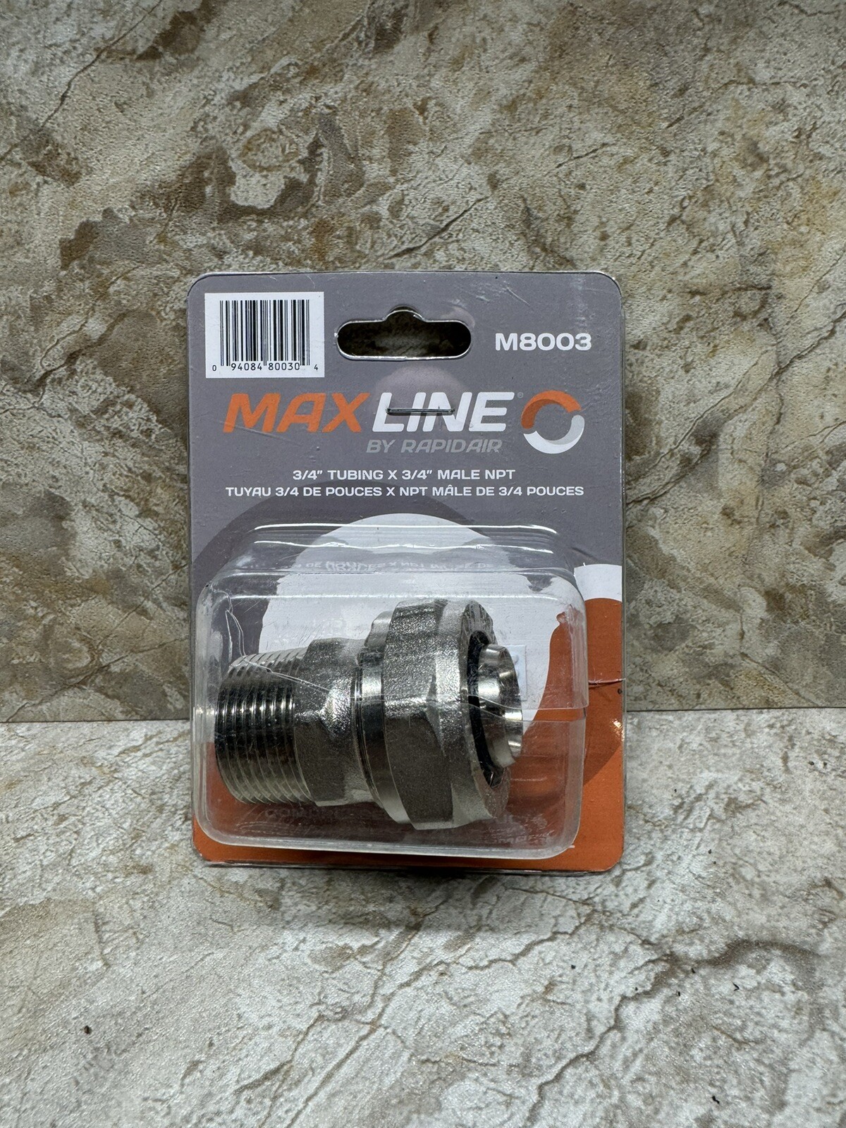Maxline Tubing Piping 3/4" NPT Adaptor Fitting M8003 Rapid Air Max Line ...