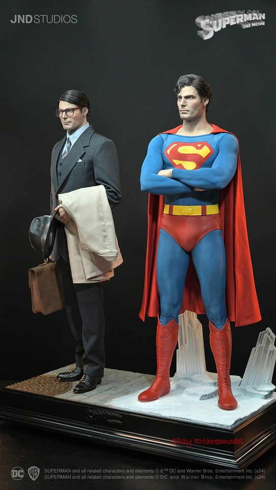 JND Studios 1/3Scale Superman(1978) Double Ver Polystone Painted Statue ...