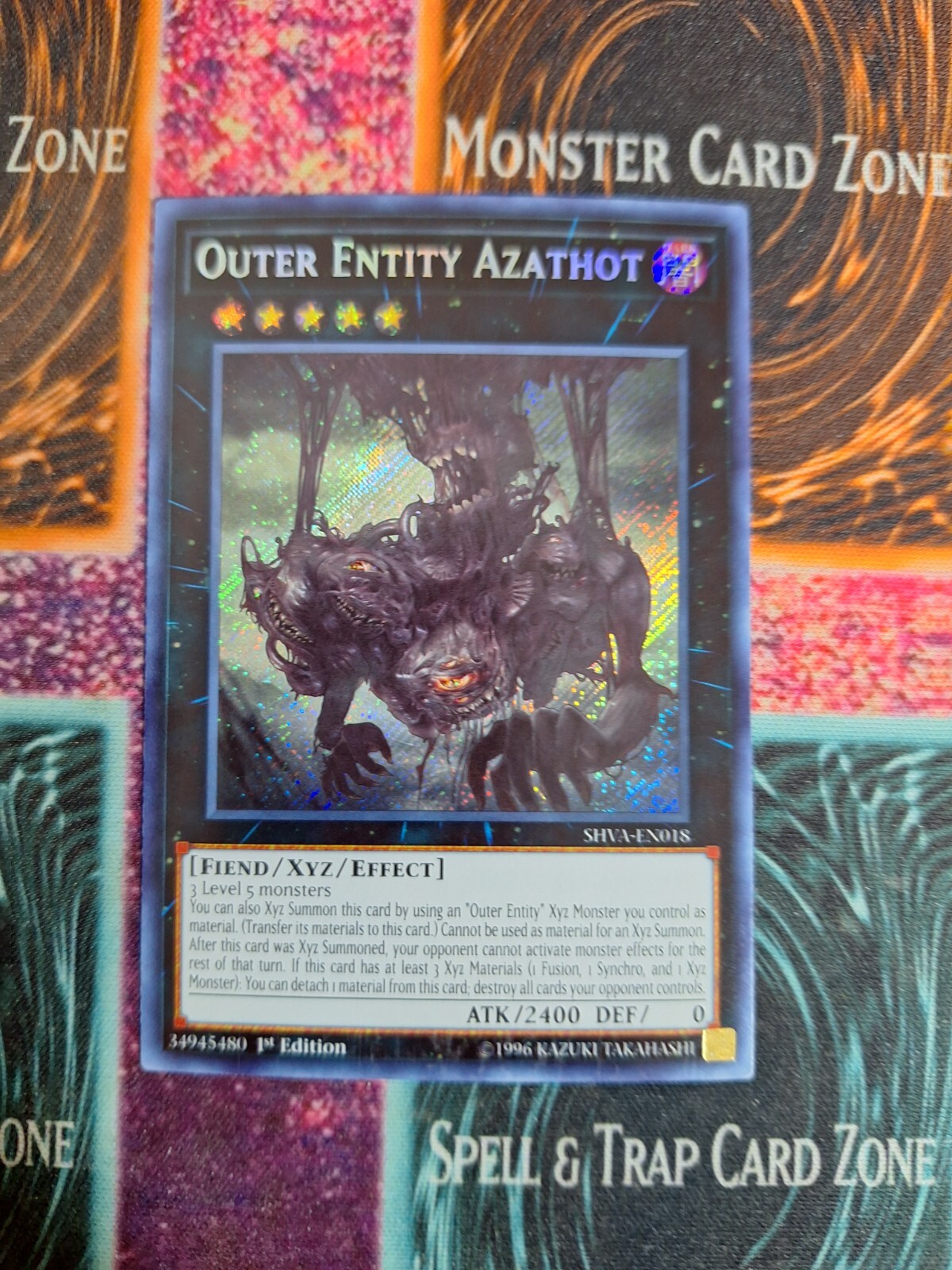 Yu-Gi-Oh! Outer Entity Azathot SHVA-EN018 Secret Rare 1st Edition Near ...