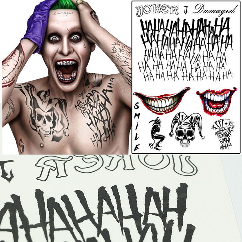 Joker Forehead Tattoos Check Out The Facial Tattoos Of The Man Called