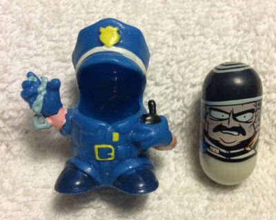 2004 Mighty Beanz Bodz S1: #273 Jail House Bean & Police Officer Bod ...