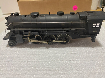 Vtg LIONEL Postwar 1666 Steam LOCOMOTIVE ENGINE w TENDER Train O | eBay