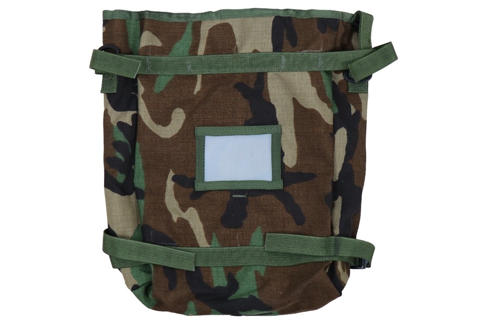 US Military Woodland M81 BDU Large Rucksack Radio Pouch Utility Dump ...