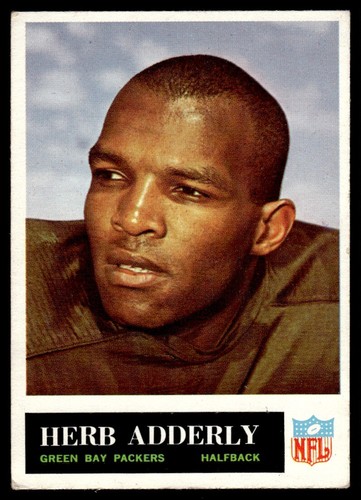 1965 Philadelphia Herb Adderly Green Bay Packers #72 | eBay