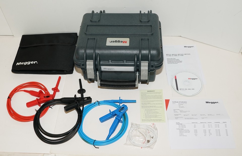MEGGER MIT525 5-kV DIAGNOSTIC INSULATION RESISTANCE TESTER NEW OUT OF ...