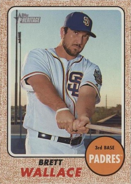 2017 Topps Heritage - #163 Brett Wallace for sale online | eBay