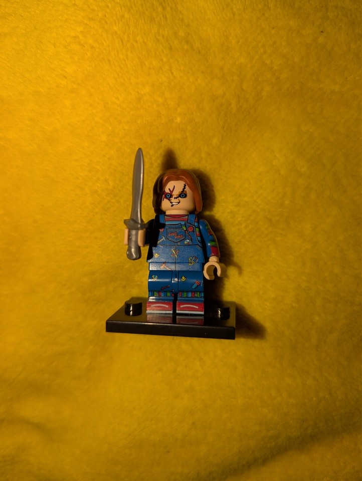 10 Horror Lego Figures with Stands and Add On Equipment + 1 Free Lego ...
