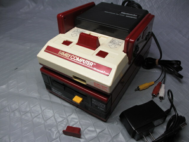 Nintendo Famicom NES console AV MOD Disk System Set Working New Belt ...