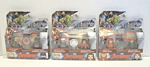 Marvel Minimates AVENGERS AGE OF ULTRON QUICKSILVER SCARLET WITCH THOR ...