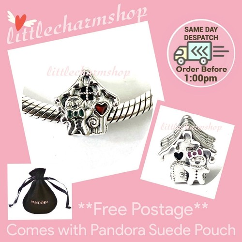 NEW Authentic Genuine PANDORA Sterling Silver Gingerbread House Charm ...