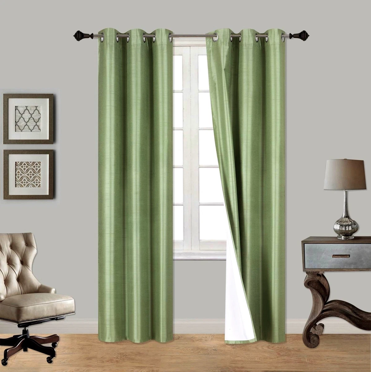 Lime Green Window Curtains