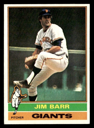 Jim Barr 1976 Topps Card #308 San Francisco Giants | eBay