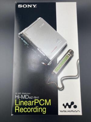 SONY MZ-RH1 MiniDisc Walkman HI-MD Recorder Player Silver Brand New ...