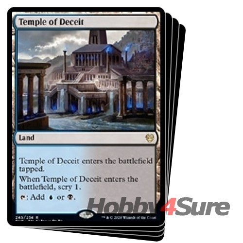 Temple Of Deceit X4 M/NM Magic: The Gathering MTG Theros Beyond Death ...
