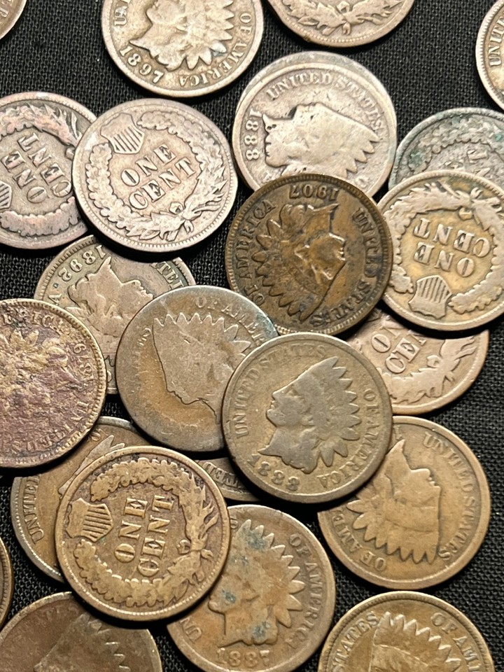 Vintage Coin Lot - Indian Head Pennies Random 1900 - 1909 | eBay