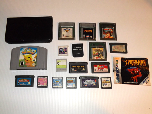 READ DESCRIPTION!! Lot of Nintendo 3DS Gamecube System DS 64 Games 827 ...