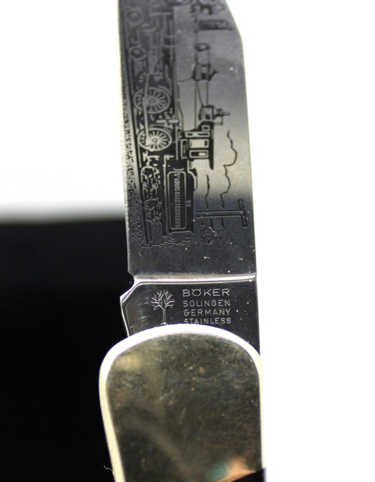 1995 Ltd. Ed. Boker Tree Brand Steam Engine Lock Back Pocket Knife #2561/Box | eBay