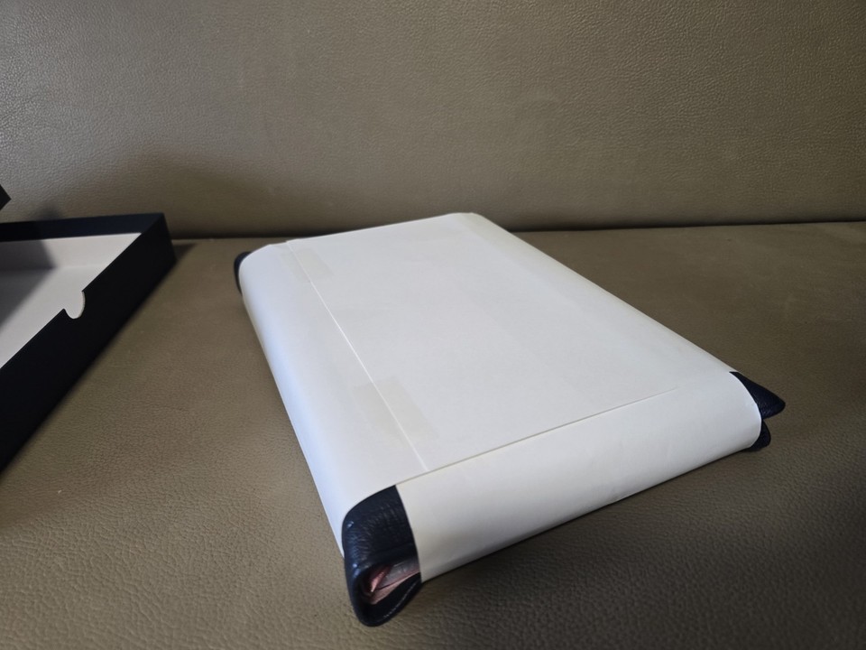 Allan NASB Petrol Blue Goatskin Bible NEW IN BOX | eBay