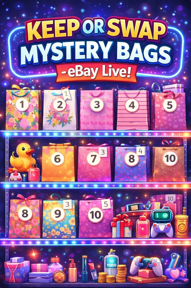 KEEP OR SWAP MYSTERY BAGS!!! - eBay Live
