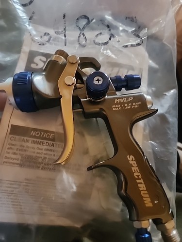 SPECTRUM PREMIUM HVLP SPRAY GUN WITH SIDE FAN CONTROL OPEN BOX 64824 | eBay