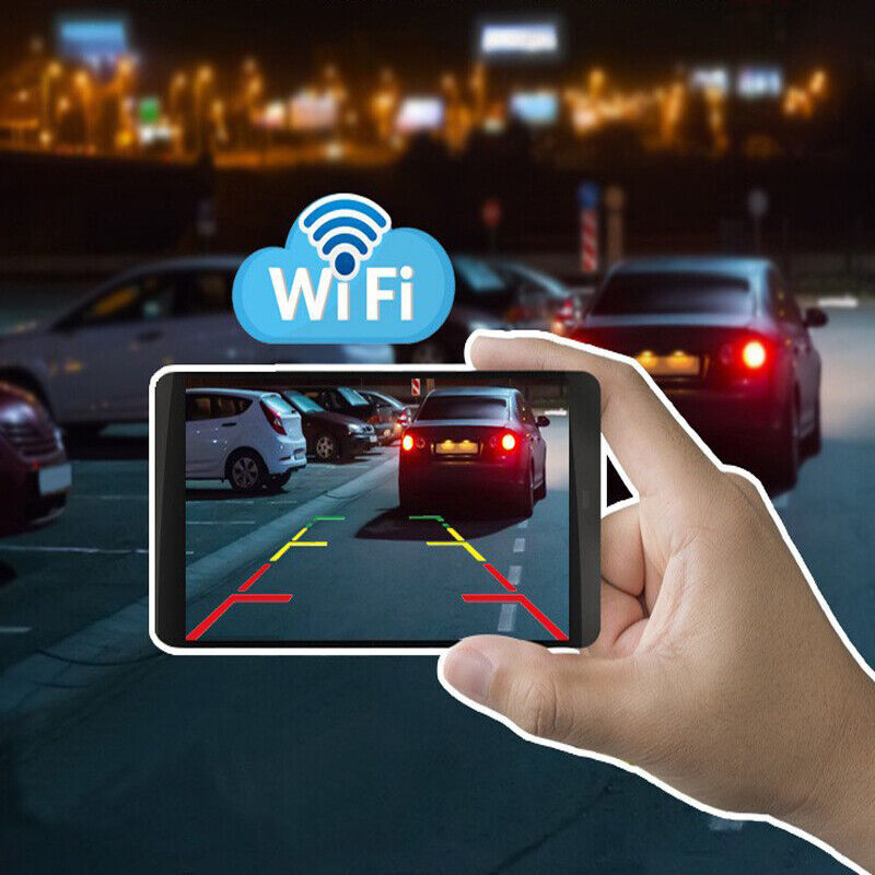 1PC 170° Wifi Wireless Rear View Camera Large Wide Backup Night Vision ...
