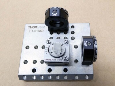 Thorlabs 5mm Beamsplitter Optical Bench System ( FT-51X60 with FBTC and ...