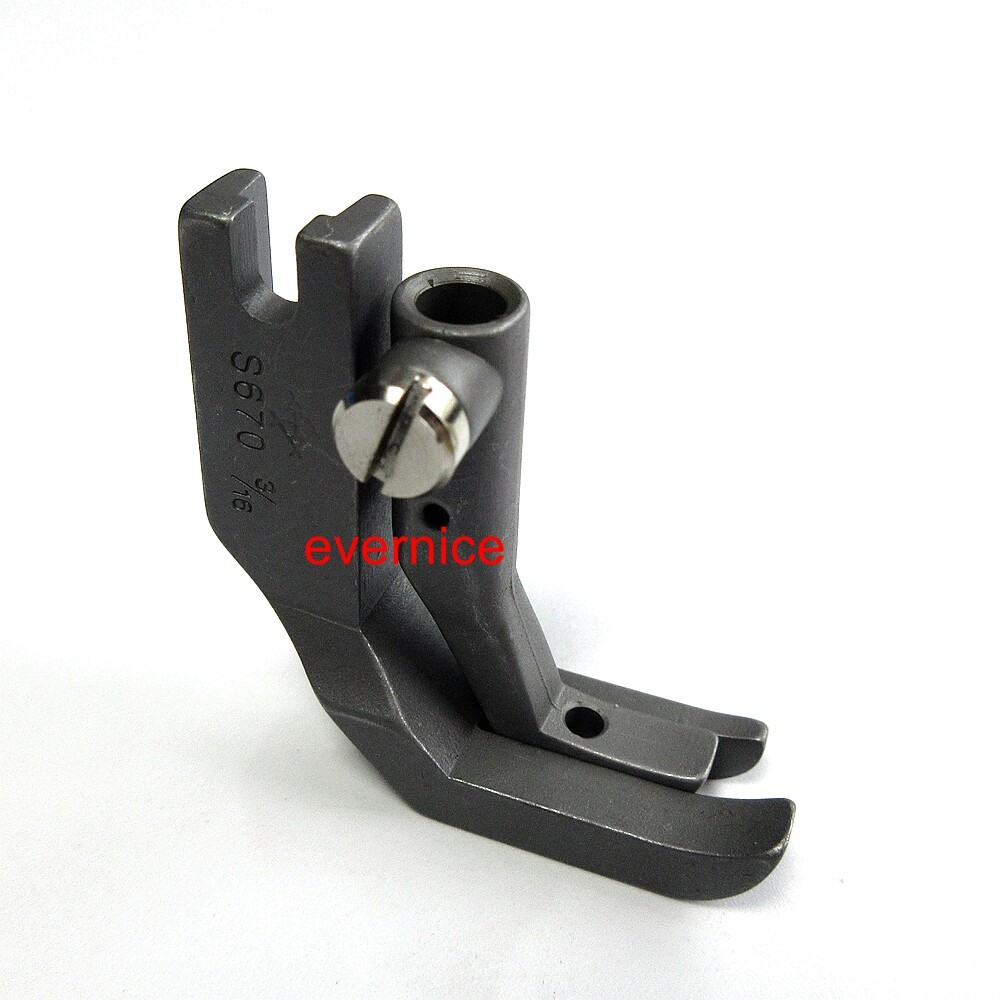 For Adler 67,68,167,267Cl Two Toe Smooth Bottom Welt Piping Foot 3/16 ...