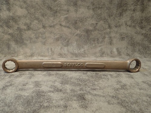 W995 Berylco Non-Sparking Double-End 15° Offset Box Wrench 7/8" x 31/32 ...