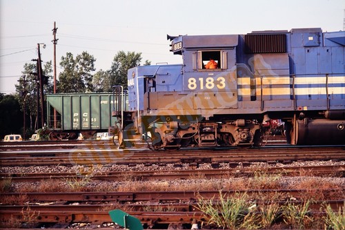 Vtg 1980 Train Slide 8183 CR Conrail Engine X6H198 | eBay
