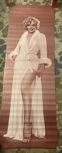 21" X 61" Marilyn Monroe Life Size Pink Background Poster Rare | eBay