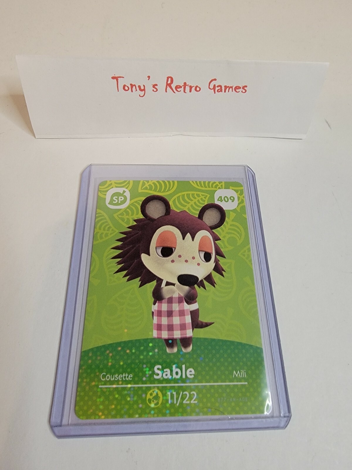 !SUPER SALE! SABLE SABEL # 409 Animal Crossing Amiibo Card SERIES 5 ...