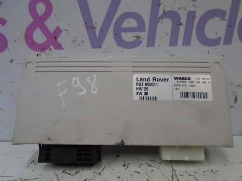 2002 RANGE ROVER VOGUE L322 3.0 TDV6 AIR SUSPENSION CONTROL ECU MODULE ...