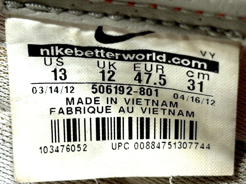 Nike Pre Montreal Racer Mesa Orange Granite Running Shoes Mens Sz 13 ...