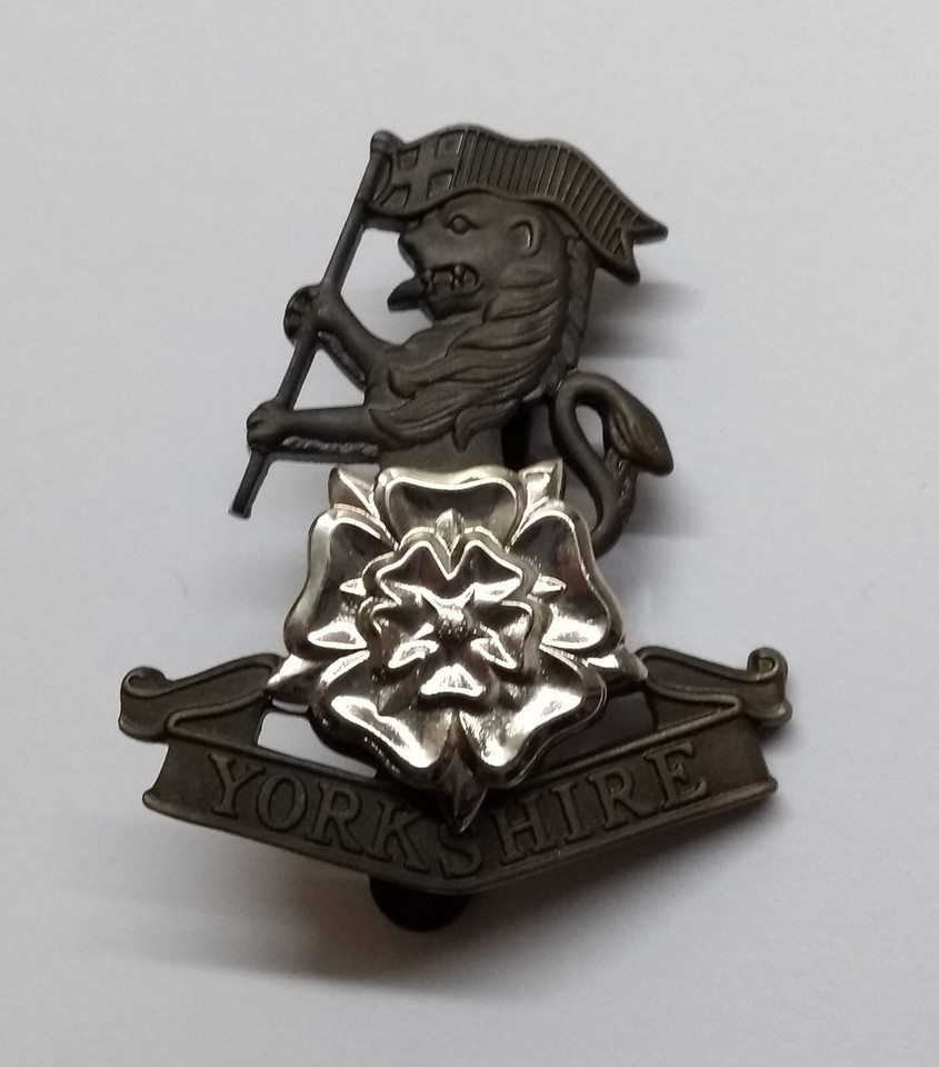 Yorkshire Hat Badge Regimental Insignia British Army Dress Uniform ...